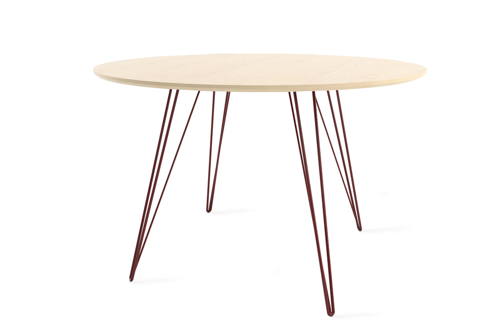 Round Maple Dining Table, Maple Wood Dining Table | Tronk Design