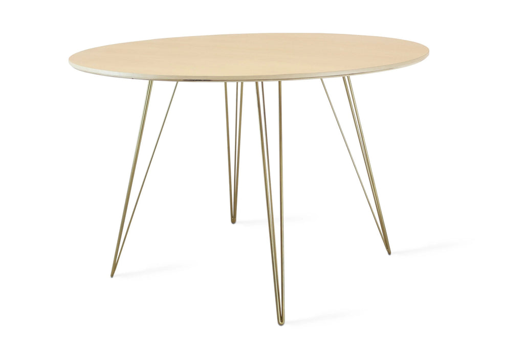 Round Maple Dining Table, Maple Wood Dining Table | Tronk Design