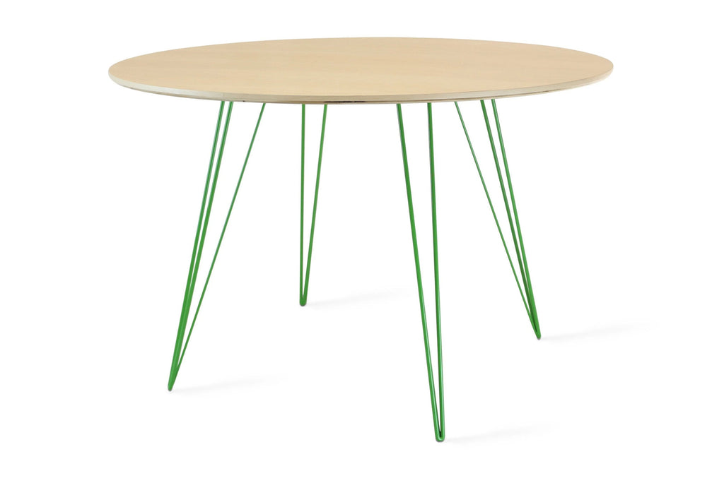 Round Maple Dining Table, Maple Wood Dining Table | Tronk Design