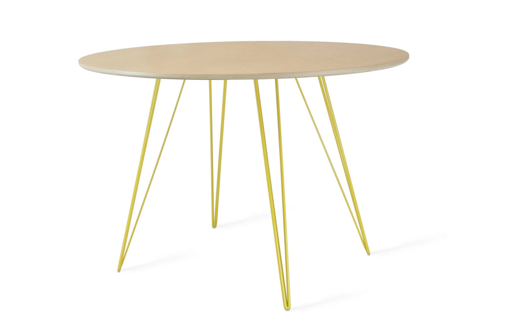 Round Maple Dining Table, Maple Wood Dining Table | Tronk Design